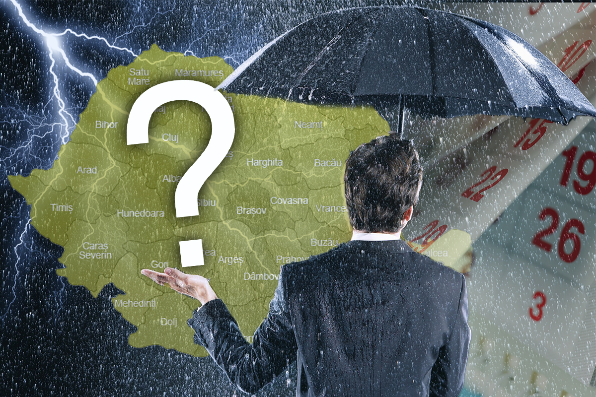 Când vine frigul în România. Toamna cu ploi şi vreme rea se apropie, prognoza meteo pentru ...