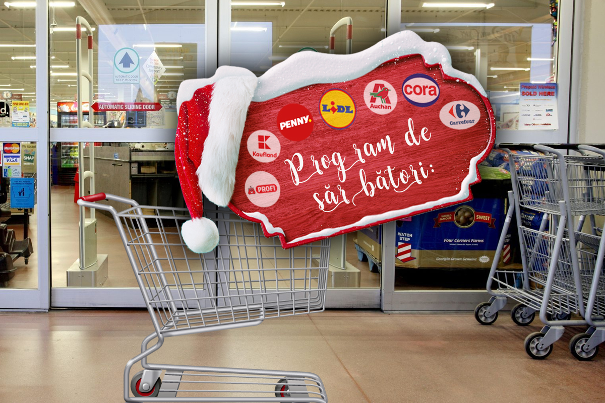 Programul magazinelor de Crăciun 2023. Orarul de funcționare Kaufland, Auchan, Cora, Carrefour ...