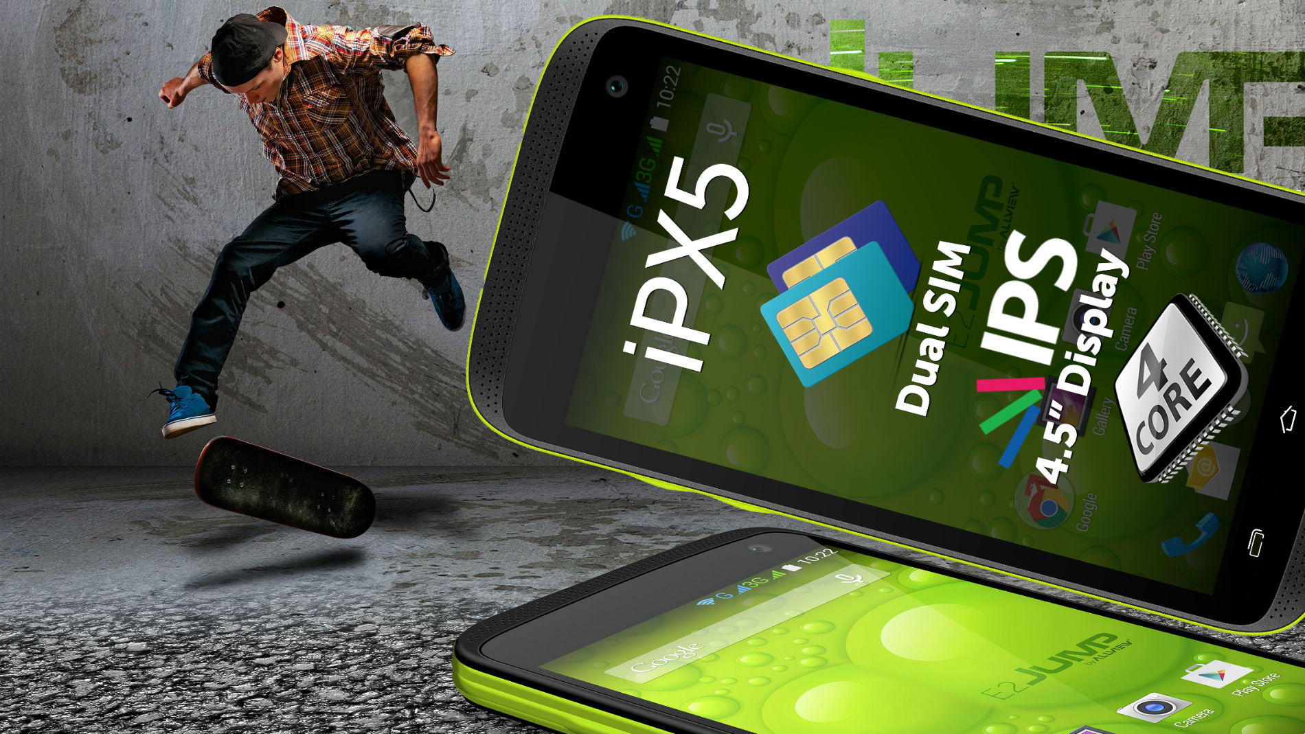 Allview E2 Jump e un telefon ieftin rezistent la apă