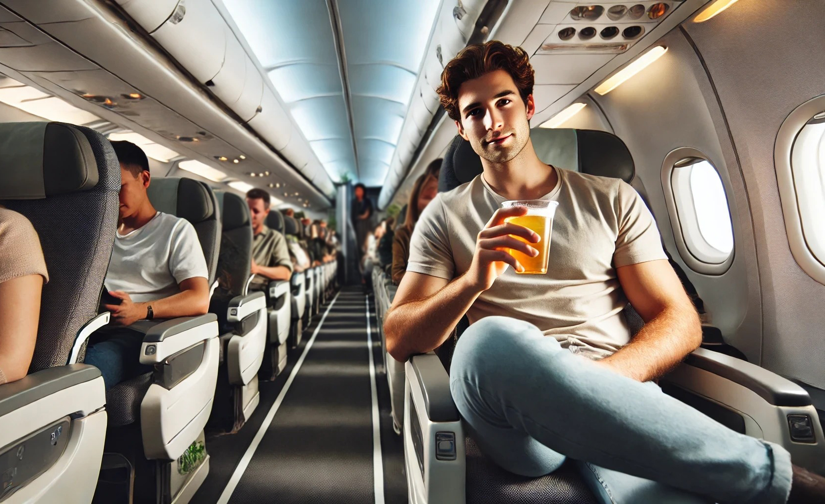 De ce să nu consumi alcool în timpul zborului cu avionul, dar dacă o ...