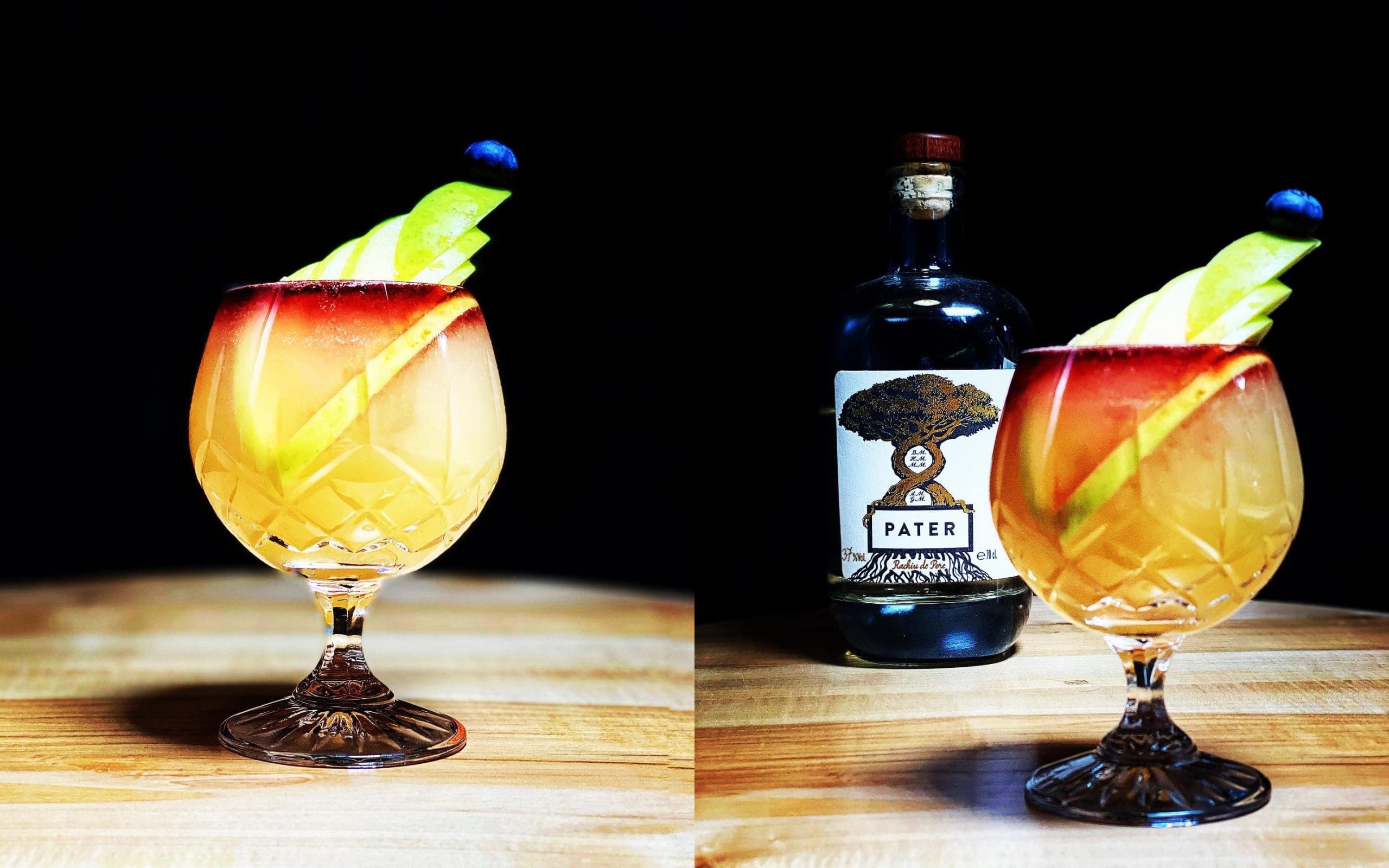 Cum faci un cocktail original cu rachiu, calvados și un strop de vin ...