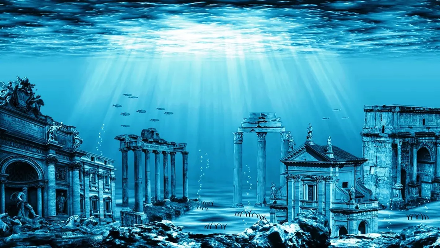 Povestea orașului Atlantida, cetatea scufundată în adâncurile oceanului ...