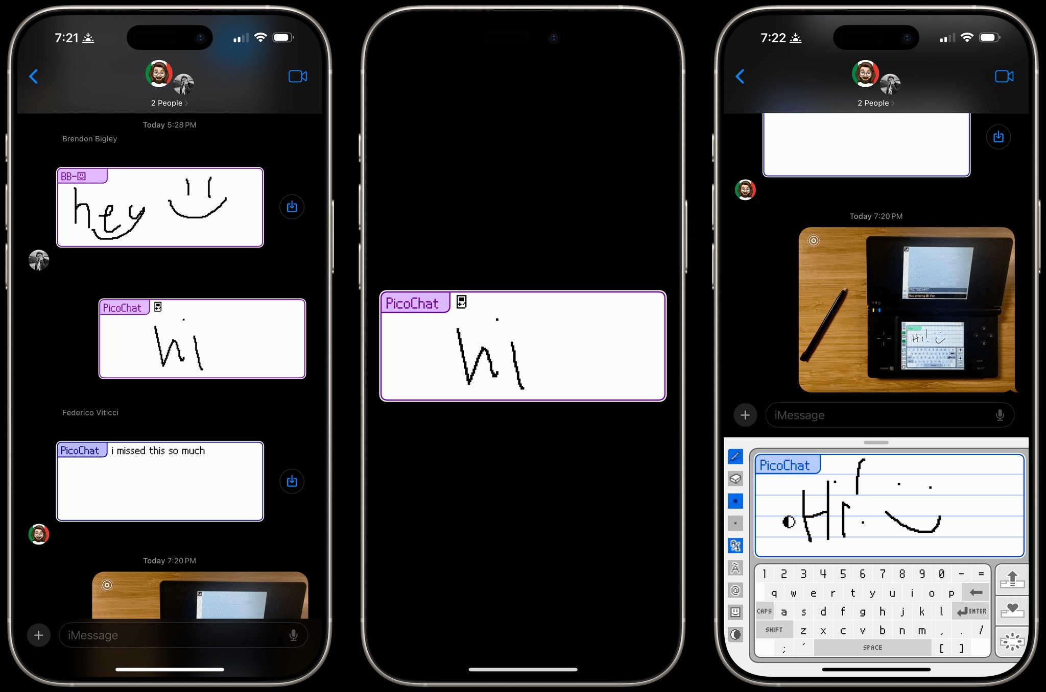 PicoChat readuce magia PictoChat pe iPhone: nostalgie pentru fanii ...