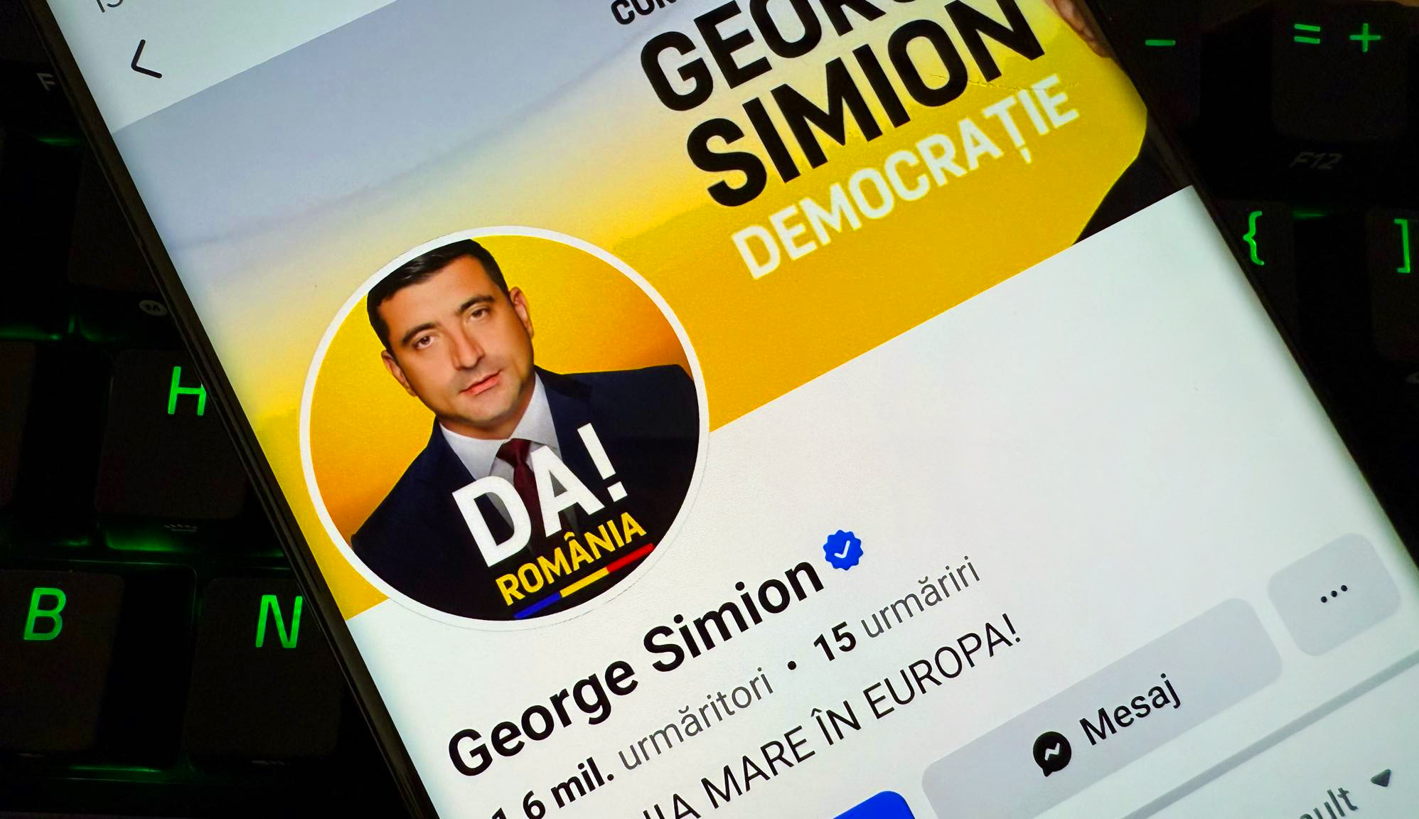 George Simion și-a închis singur contul de TikTok. Motivul pentru care candidatul a apelat la ...