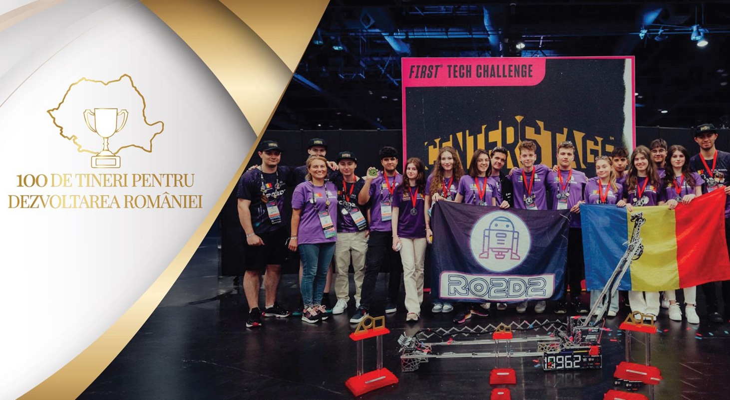 Elevii de la RO2D2, în topurile internaționale în robotică, înscriși în campania „100 de tineri ...