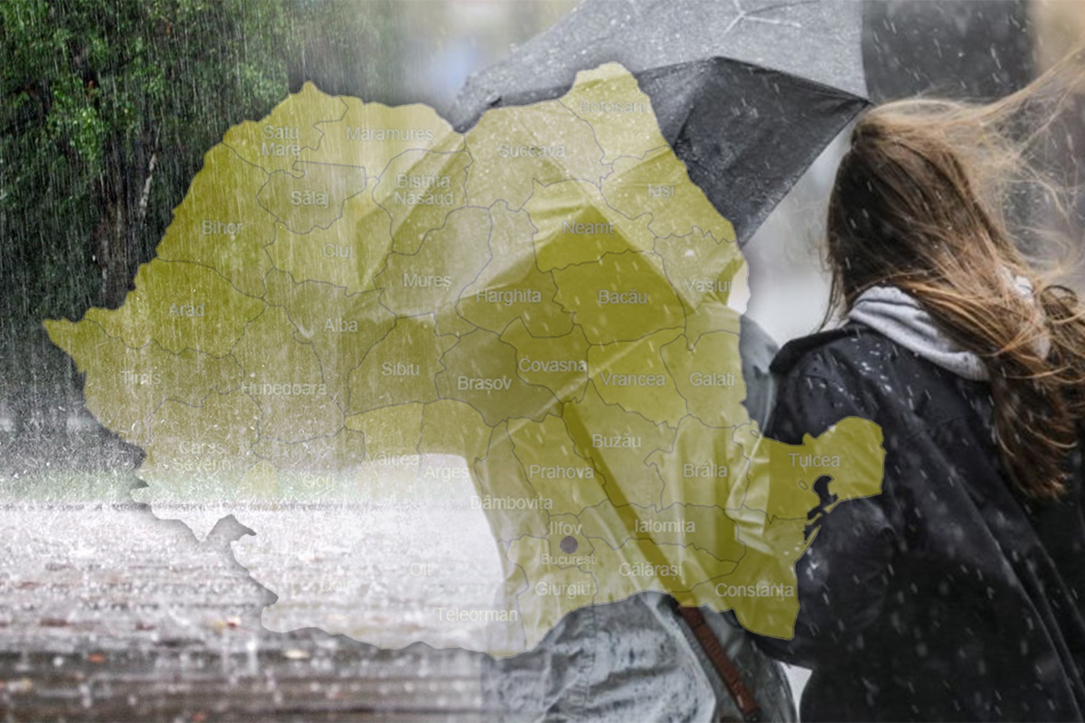 Revin ninsorile în România! ANM a emis cod galben de vreme severă cu furtuni, grindină și rafale ...