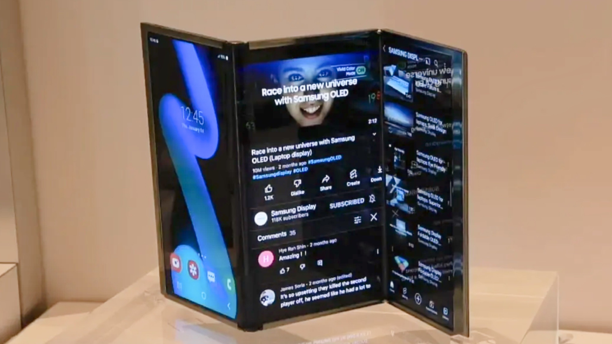 Samsung Galaxy Z Tri-Fold: primul telefon cu ecran dublu pliabil prinde ...