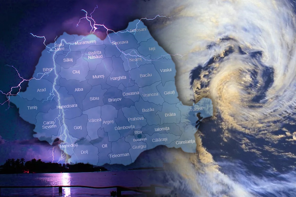 Unde se află nucleul ciclonului Barbara? Bucureştiul nu a fost atât de ...