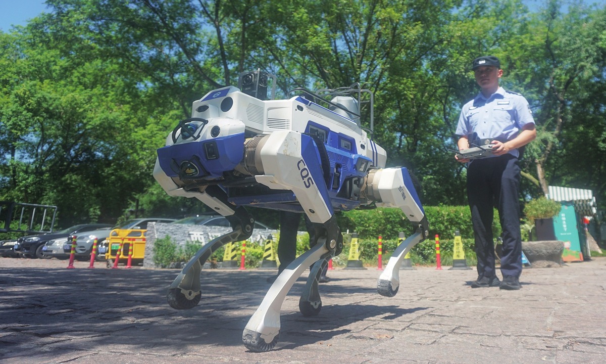 China introduce câinii-roboți de patrulare: noii „polițiști” care ...