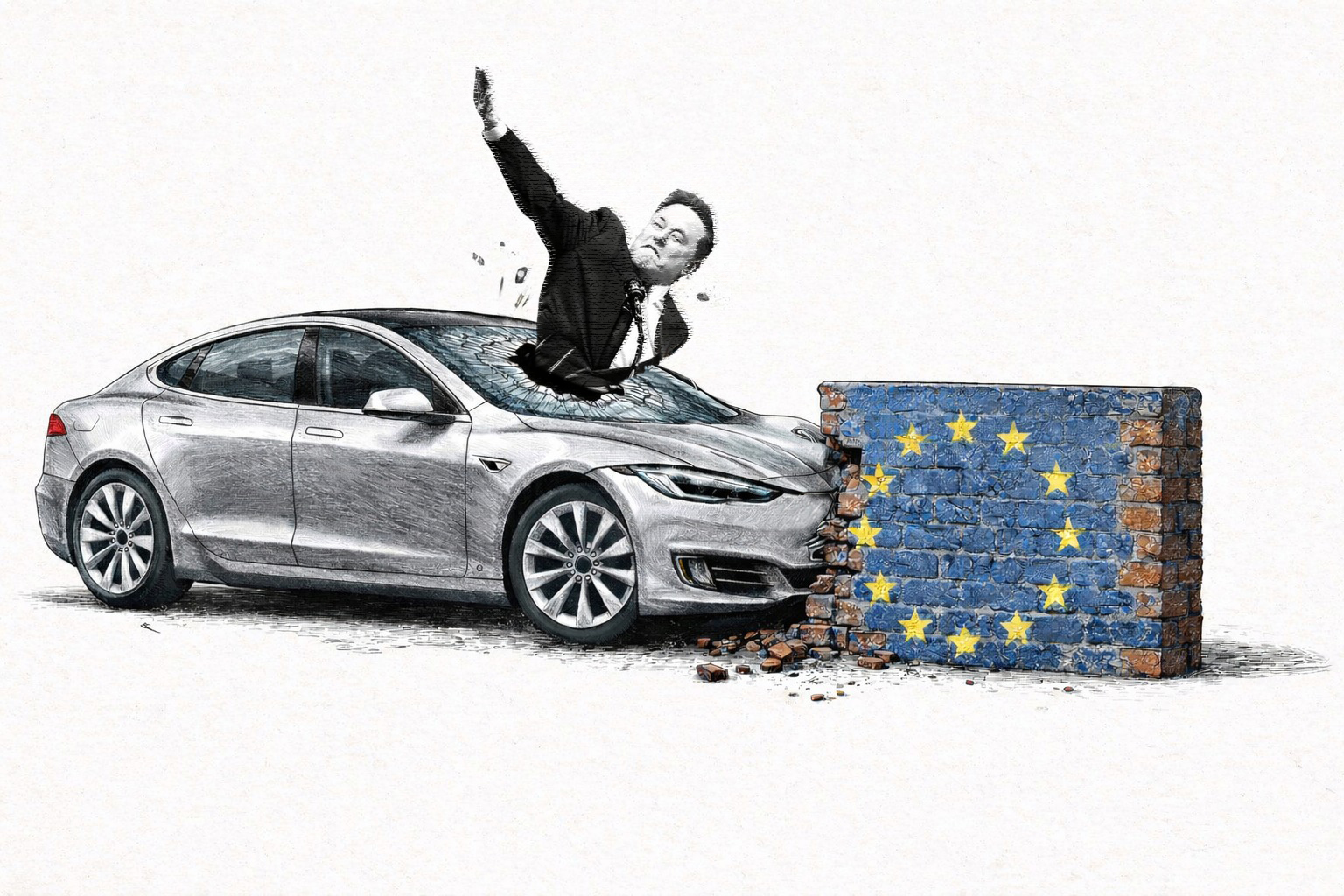Tesla pierde piața din Europa, iar X-tremistul Musk e piesa principală ...